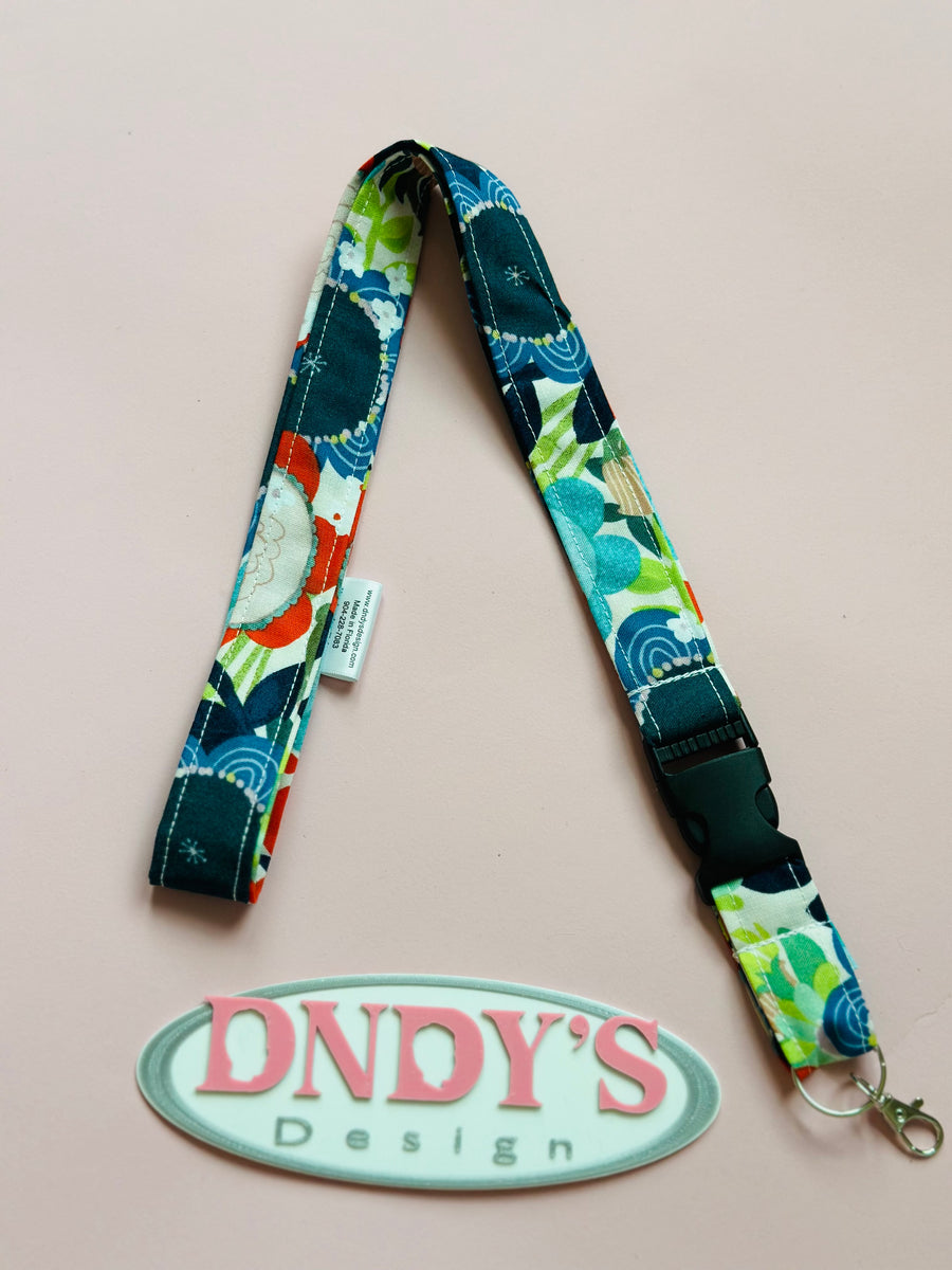 Neon Flowers Lanyard – DNDYS DESIGN